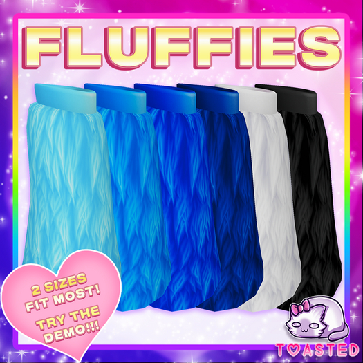 Second Life Marketplace - TOASTED // Fluffies BLUE PACK